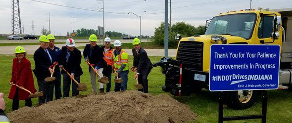 Indiana Governor Breaks Ground On I 65 Northwest Indiana Major Moves ...