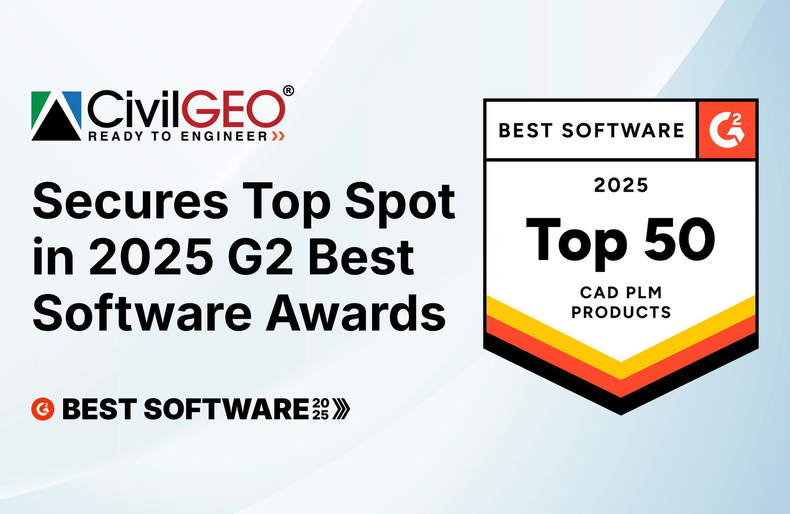 CivilGEO Secures Top Spot in 2025 G2 Best Software Awards - Informed Infrastructure